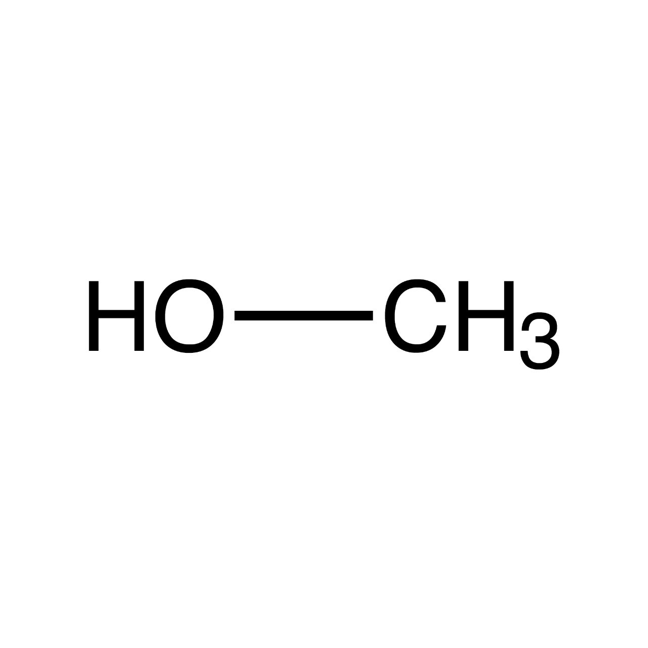 Structural Formula Of Methanol